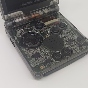 Gameboy Advance SP Backlight IPS V5 720x480 Mirror Clear Black New ...