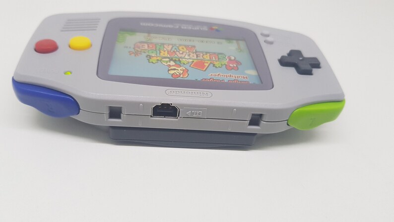Gameboy Advance GBA Super Famicom Themed Backlight IPS V2 ...