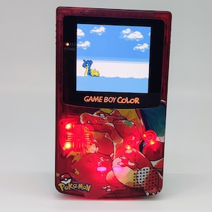Gameboy Color AMOLED - Charizard - Voltage Regulator Amp Rechargeable ...