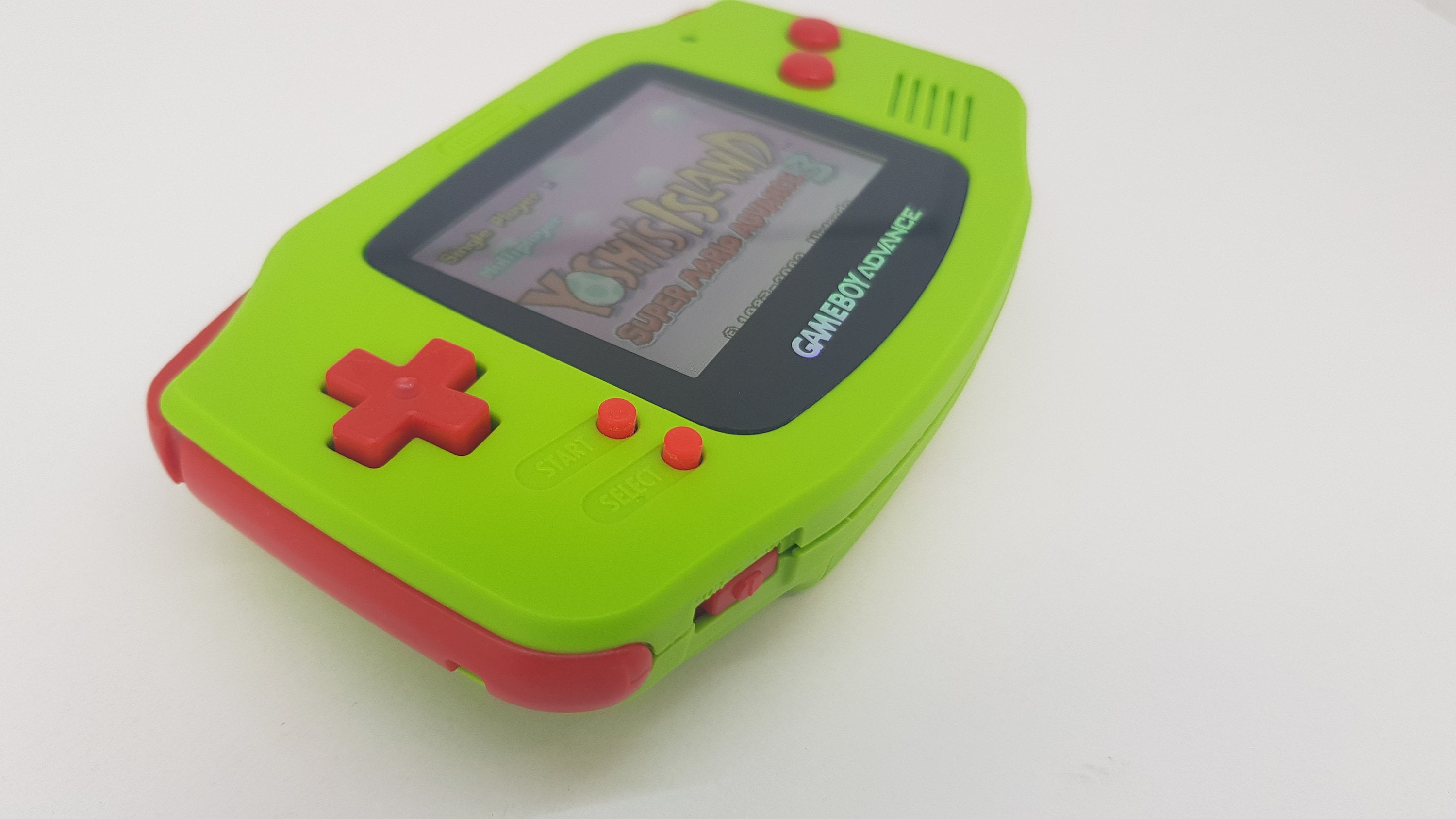 Gameboy Advance GBA Green / Red Backlight IPS V2 | Etsy