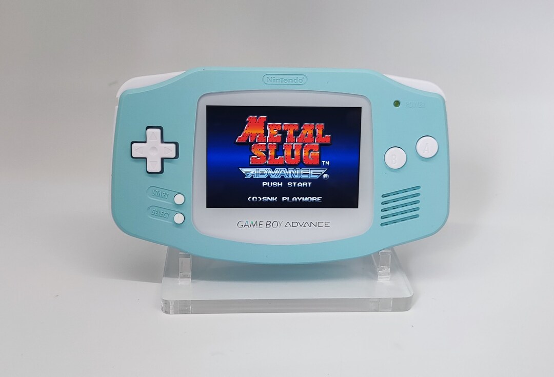 Gameboy Advance GBA Teal/white Backlight IPS V3 Laminated - Etsy