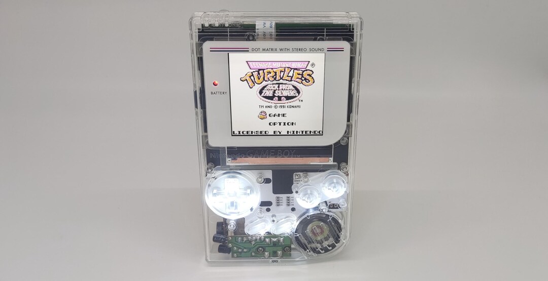 Ultimate Nintendo Gameboy DMG-01 Backlight IPS V4 -mirror Clear LED ...