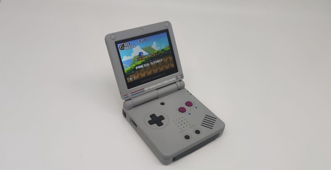 Gameboy Advance SP Backlight IP - DMG- New Battery- Usb C Audio and ...
