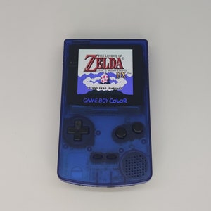 Gameboy Color AMOLED Touch Menu Retro Pixel OLED Clear Blue - Voltage ...