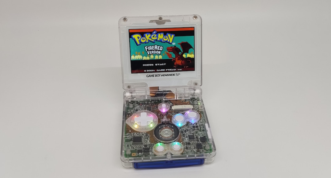 Gameboy Advance SP Backlight IPS V5 720x480 Mirror Clear New Battery ...