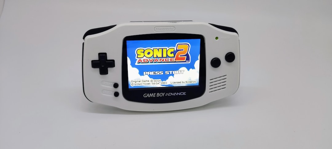 Gameboy Advance GBA Beige- White / Black Backlight IPS V2 - Etsy