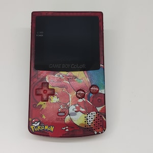 Gameboy Color AMOLED - Charizard - Voltage Regulator Amp Rechargeable ...