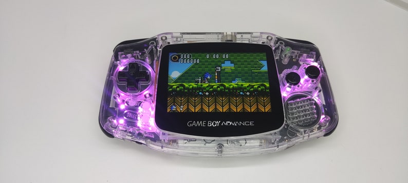 Game Boy Advance GBA Ultimate Clear Edition - V3 Laminated - RGB ...