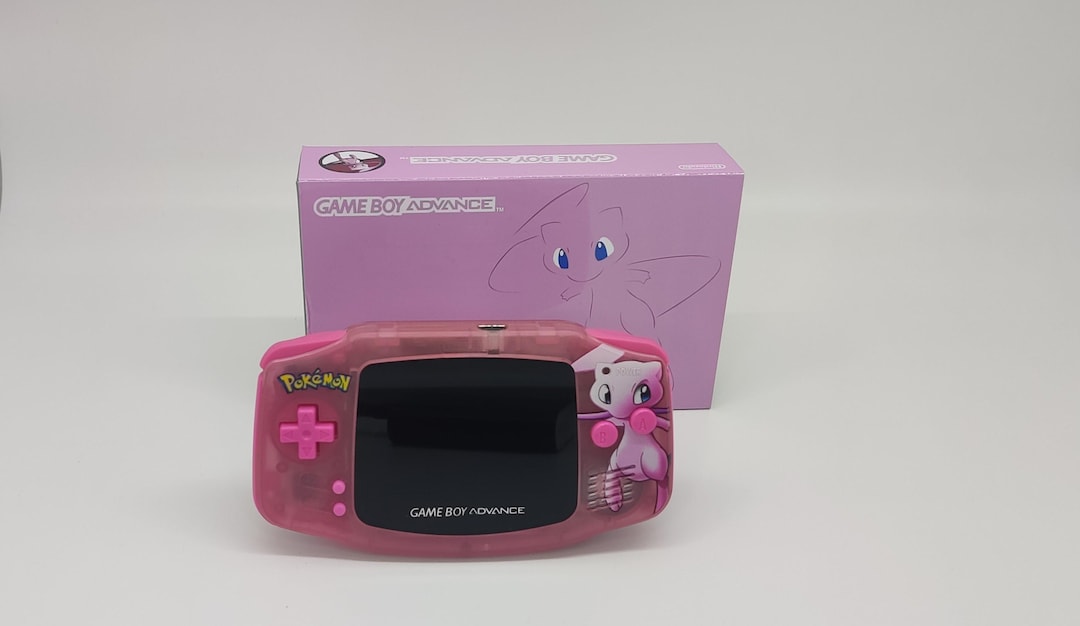 Gameboy Advance GBA Mewtwo Backlight IPS V3 With Custom Printed ...