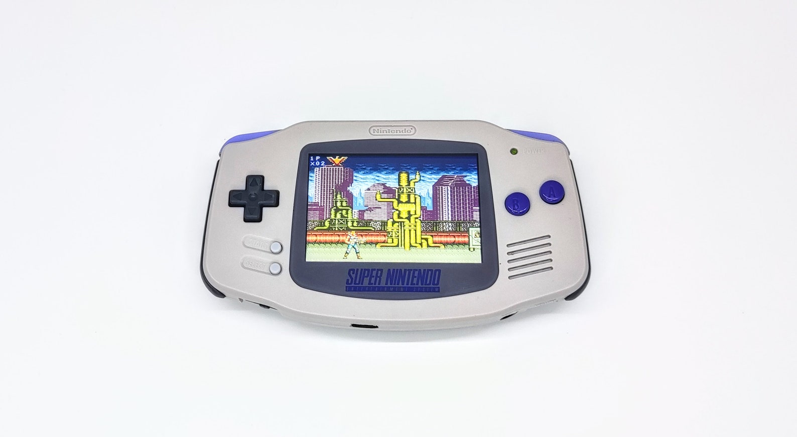 Gameboy Advance GBA Snes SFC Themed Backlight IPS V2 - Audio Amp ...