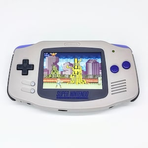 Gameboy Advance GBA Snes SFC Themed Backlight IPS V2 - Audio Amp ...