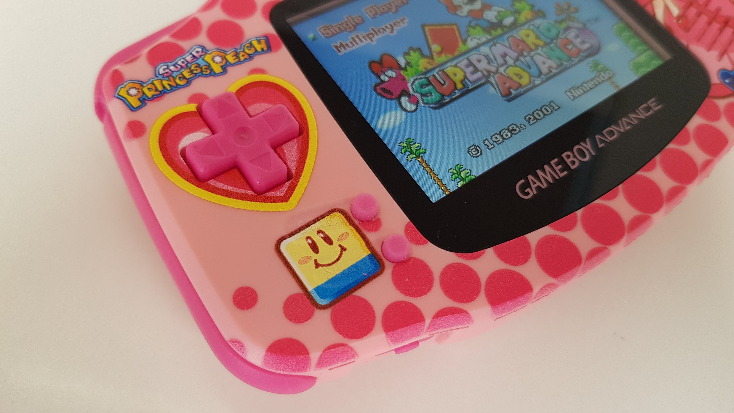 Gameboy Advance GBA Princess Peach themed Backlight IPS V2 | Etsy