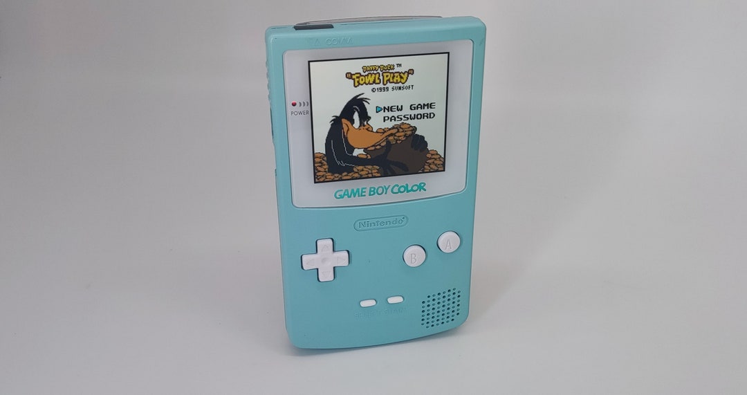 Nintendo Gameboy Color Pastel Mint Green Q5 XL Laminate IPS Display ...