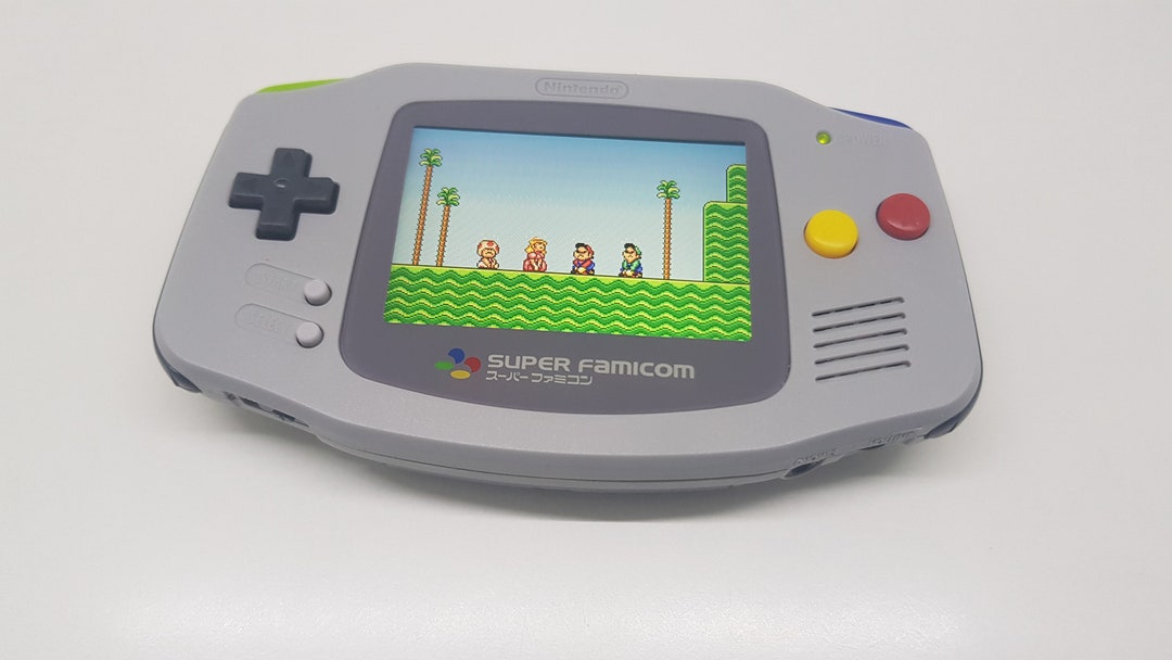 Gameboy Advance GBA Super Famicom Themed Backlight IPS V2 - Etsy