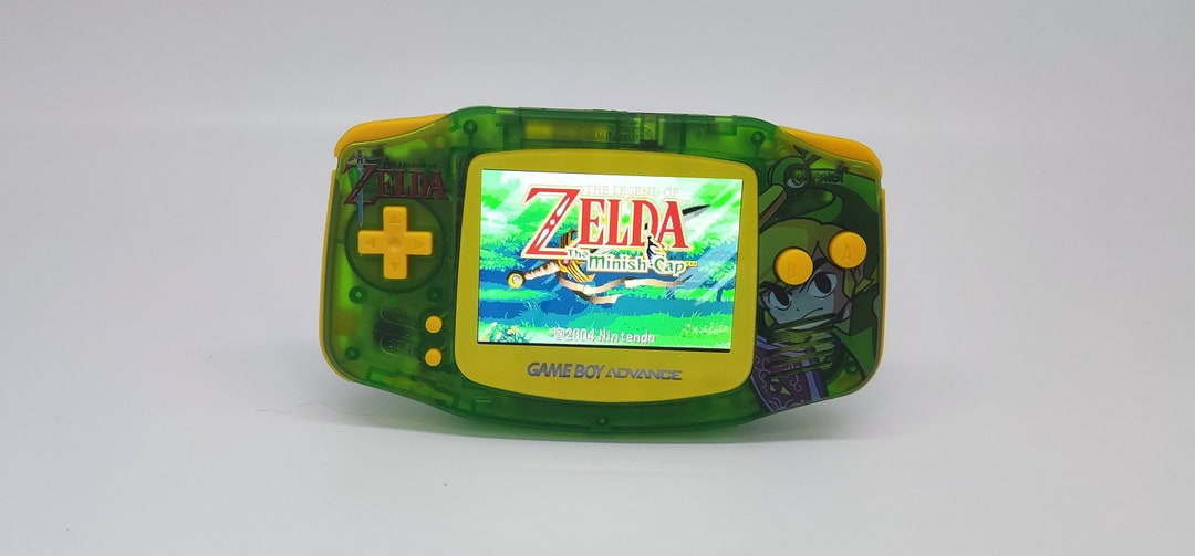 Gameboy Advance GBA Zelda Backlight IPS V2 Console - Etsy