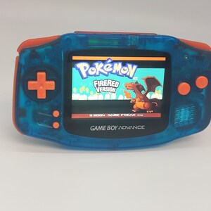 Gameboy Advance GBA Clear Blue Orange Backlight IPS V3 Laminated - Etsy