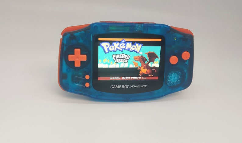Gameboy Advance GBA Clear Blue Orange Backlight IPS V3 Laminated - Etsy