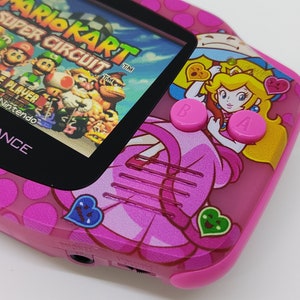 Gameboy Advance GBA Princess Peach Themed Backlight IPS V2 - Etsy UK