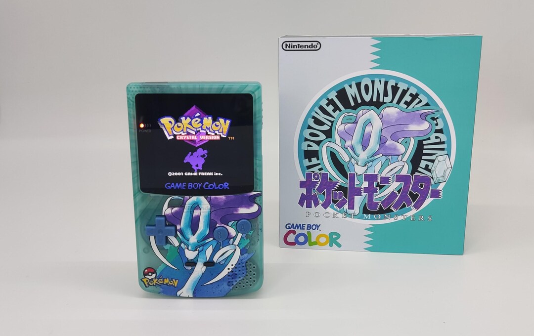 Gameboy Color AMOLED Suicune Voltage Regulator Amp Rechargeable USB C ...