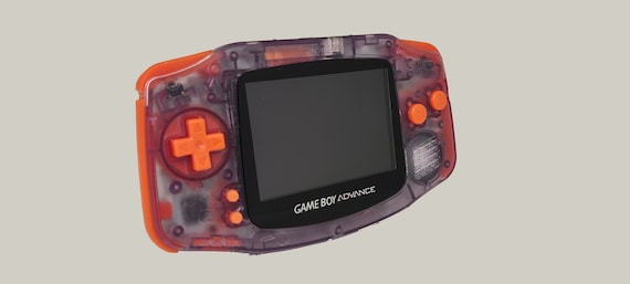 Game Boy Advance GBA Atomic Purple / Orange Buttons Spaceworld | Etsy
