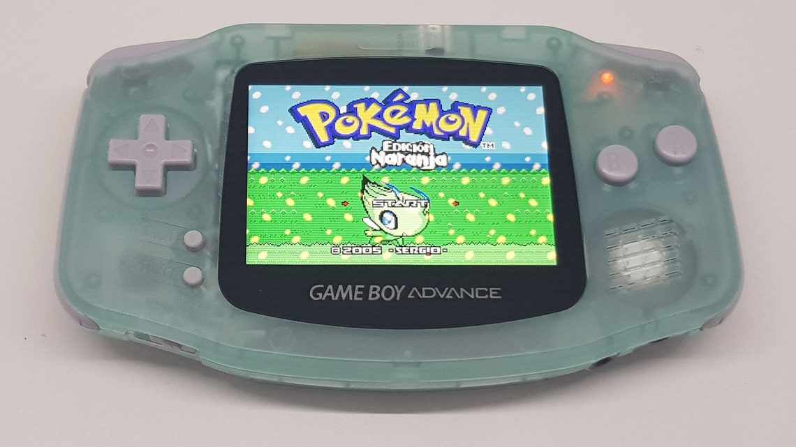 Game Boy Advance GBA Luminous Clear Green LCD IPS V2 Backlight ...