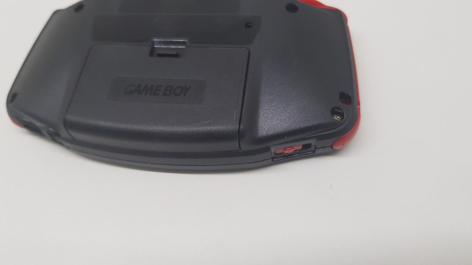 Gameboy Advance GBA Black With Red Buttons Backlight IPS V2 - Tactile ...