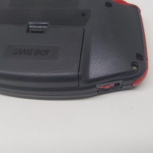 Gameboy Advance GBA Black With Red Buttons Backlight IPS V2 - Tactile ...