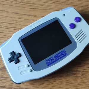 Gameboy Advance GBA Snes SFC Themed Backlight IPS V2 - Etsy