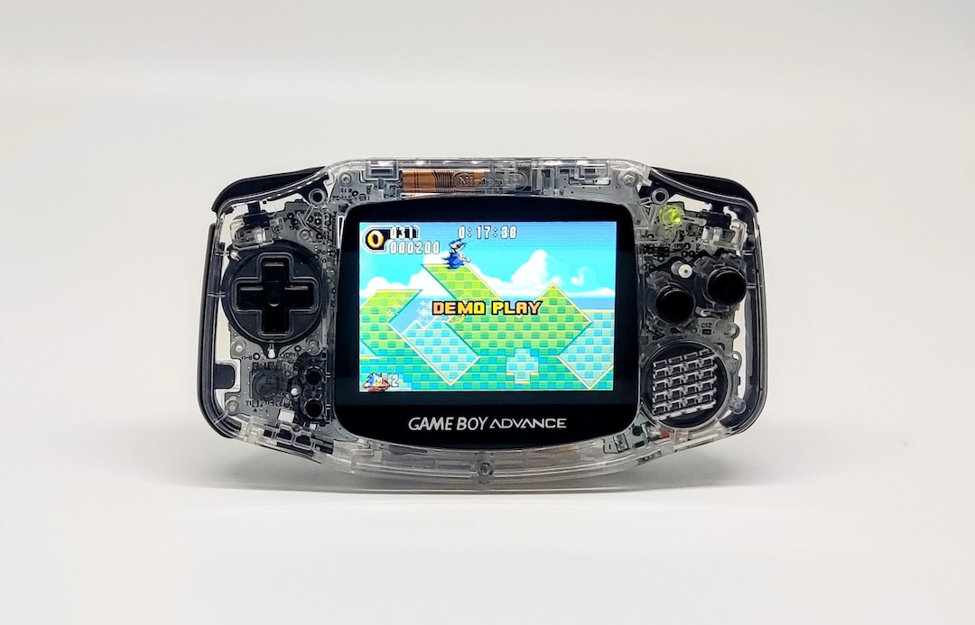 Gameboy Advance GBA Mirror Clear V2 Display Buttons Tactile Buttons ...