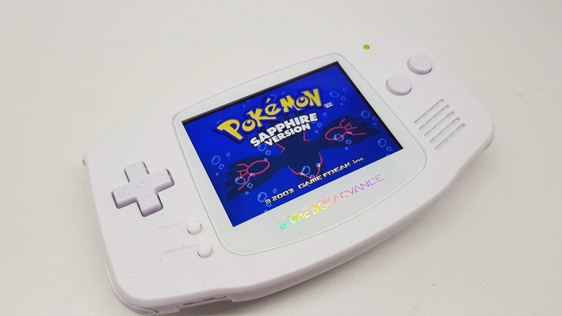 Gameboy Advance GBA Gameboy Brilliant White Backlight IPS V2 - Etsy
