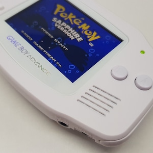 Gameboy Advance GBA Gameboy Brilliant White Backlight IPS V2 - Etsy