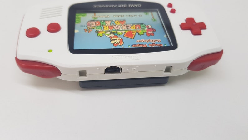 Gameboy Advance GBA White / Red Backlight IPS V2 - Etsy