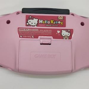 Gameboy Advance GBA Pink Backlight IPS V2 With Tactile Buttons and ...