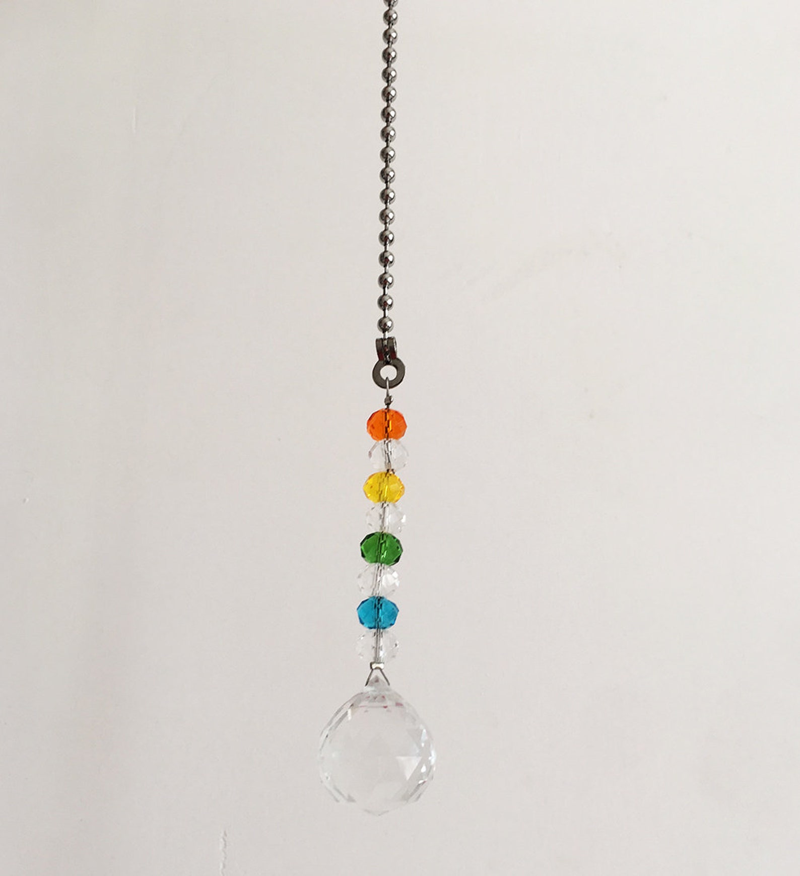 3ft Fan Pull Chain Set Long Crystal Light Pull Chain Sun - Etsy