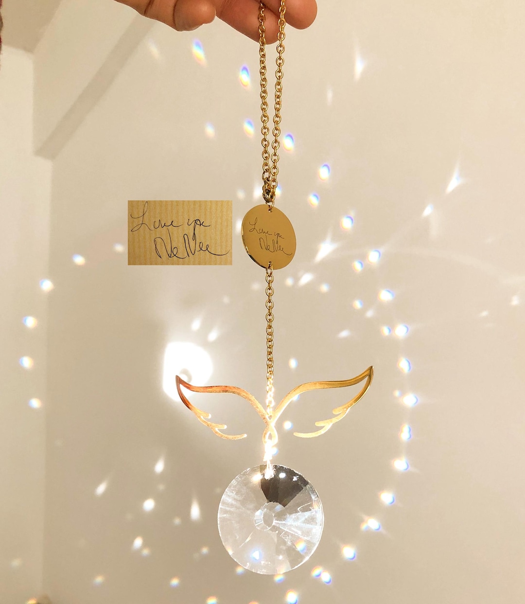 Memorial Sun Catcher – Personalized Sympathy Gift With Sun Disc Prism ...
