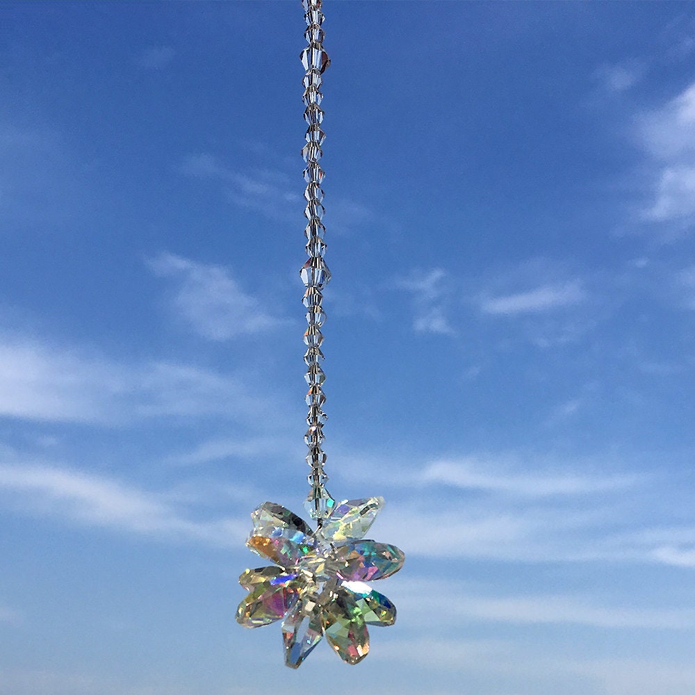 Suncatcher for Windows Rainbow Light Catcher AB Crystals | Etsy