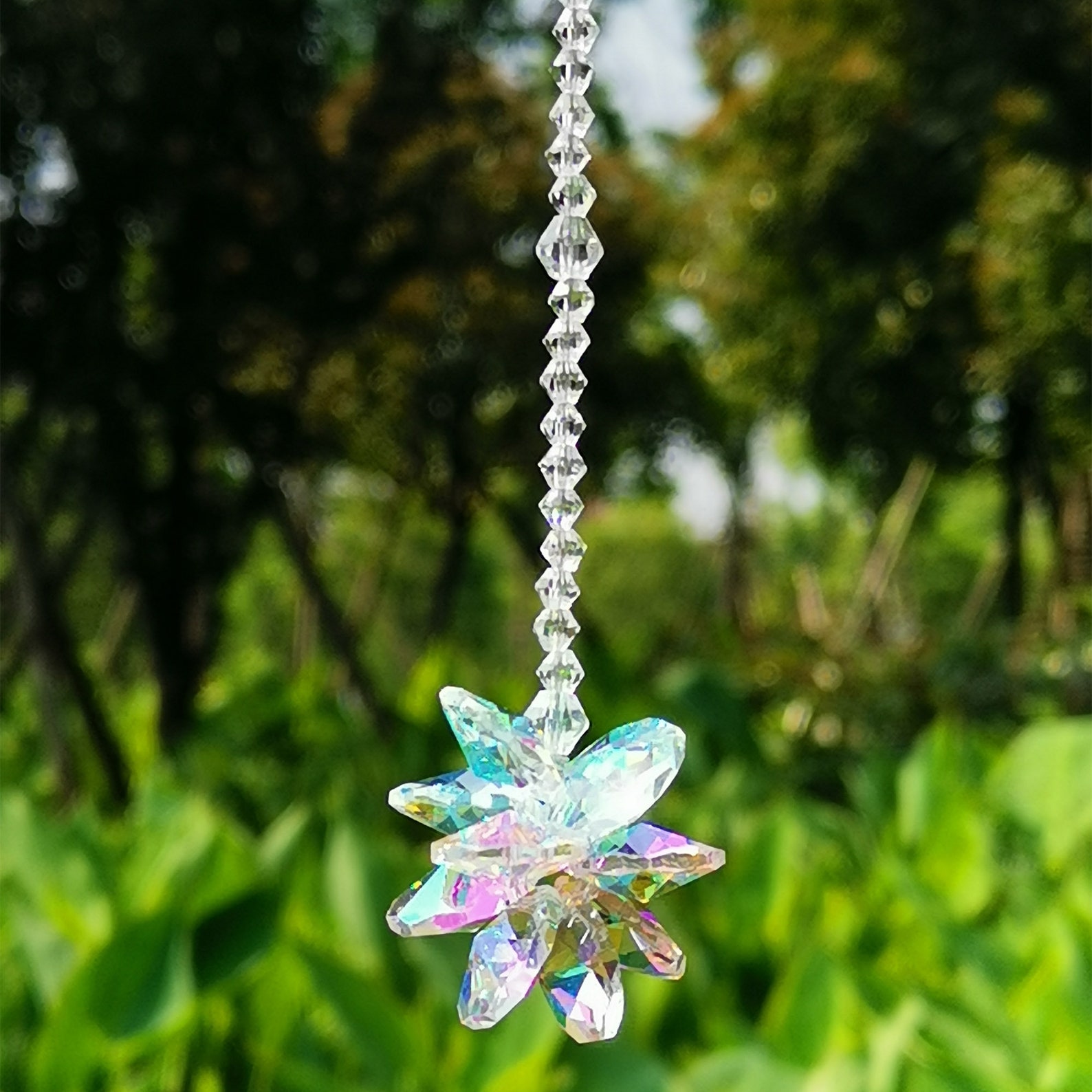 Suncatcher for Windows Rainbow Light Catcher AB Crystals | Etsy