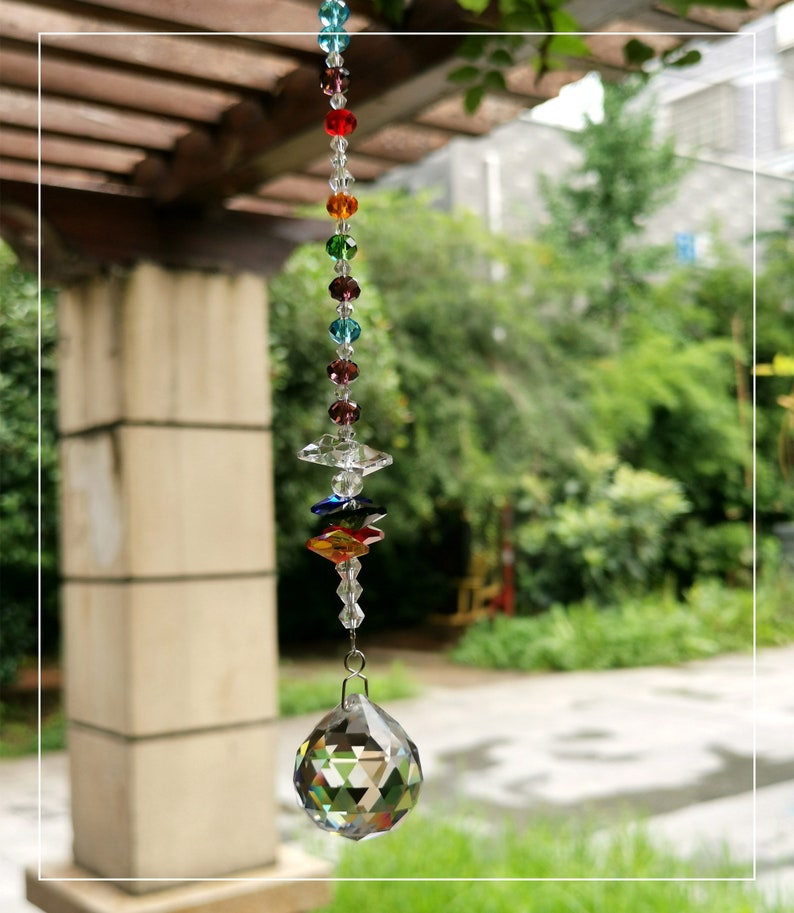 Healing Crystals Sun Catcher for Window Crystal Prisms - Etsy