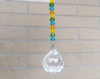 Hanging Window Prism Suncatcher Sun Catcher Faceted Crystals - Etsy