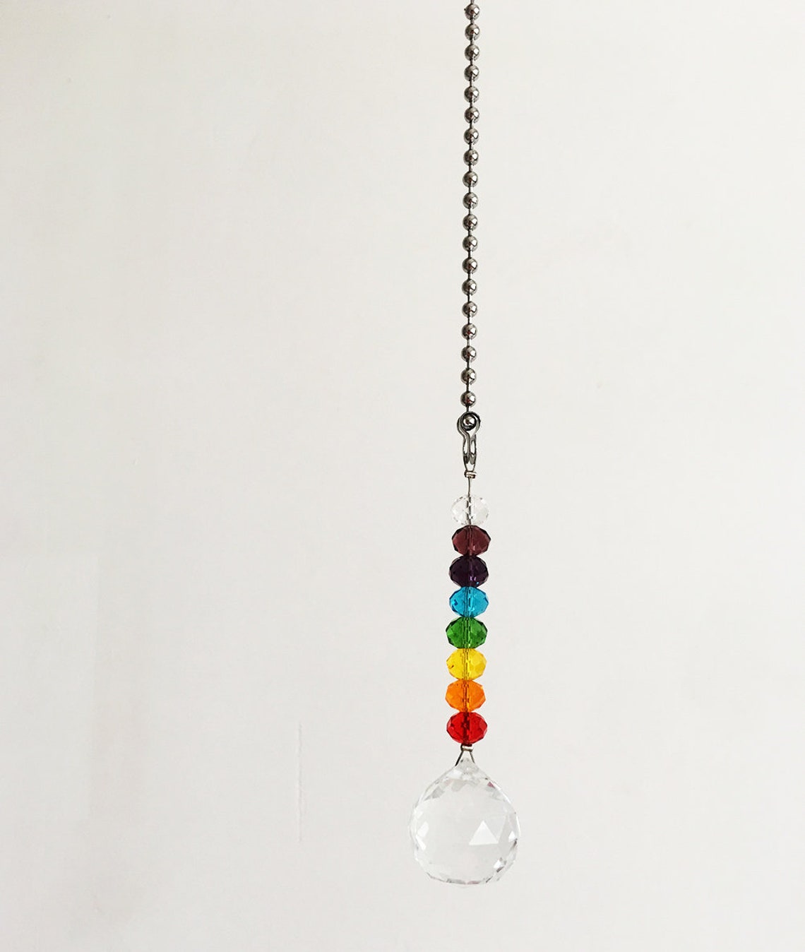 3ft Fan Pull Chain Set Long Crystal Light Pull Chain Sun - Etsy
