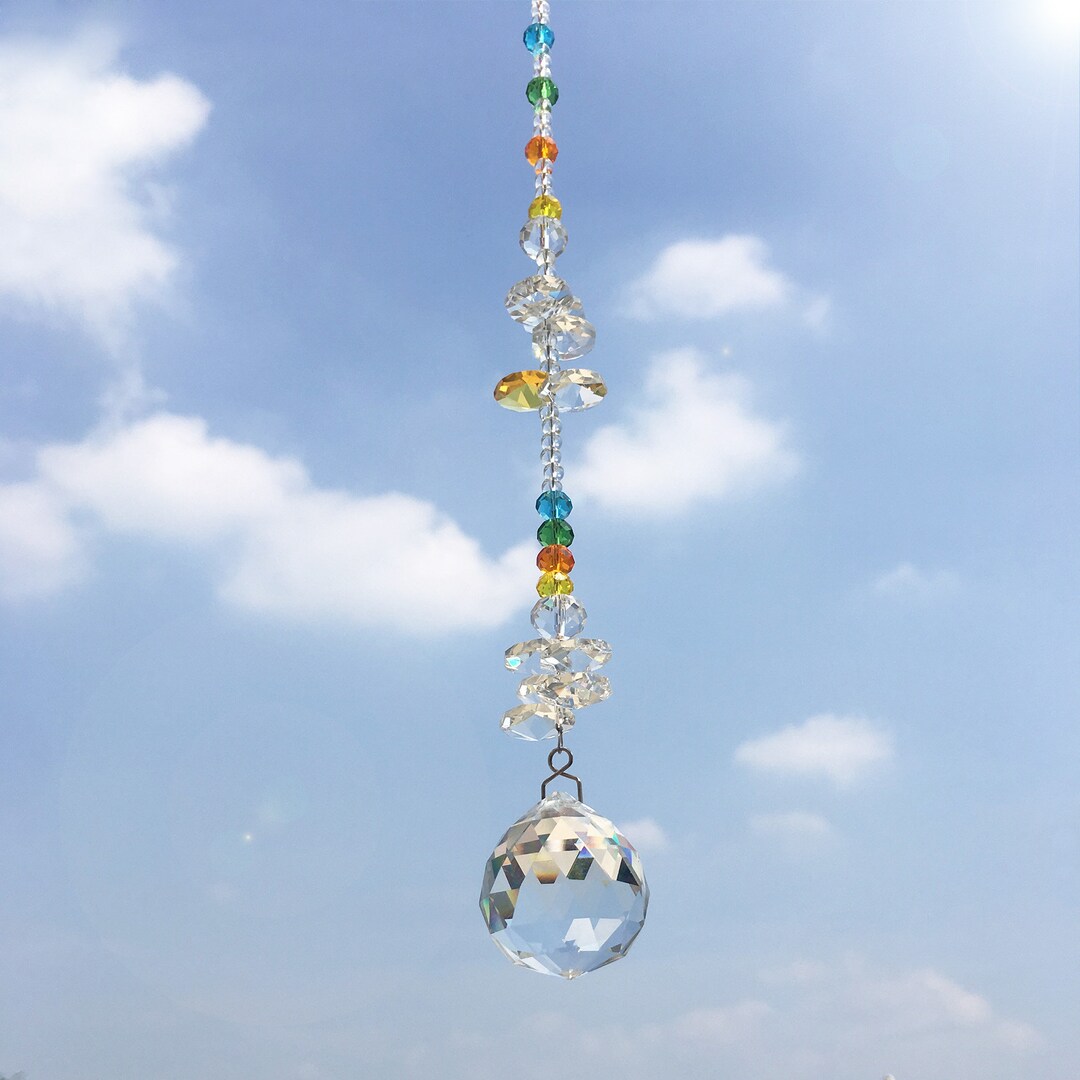 Sun Catcher Crystal Prisms Window Hanging Crystal Car Charm - Etsy