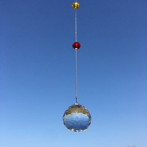 Crystal Sun Catcher Window Charm Feng Shui Crystals | Etsy