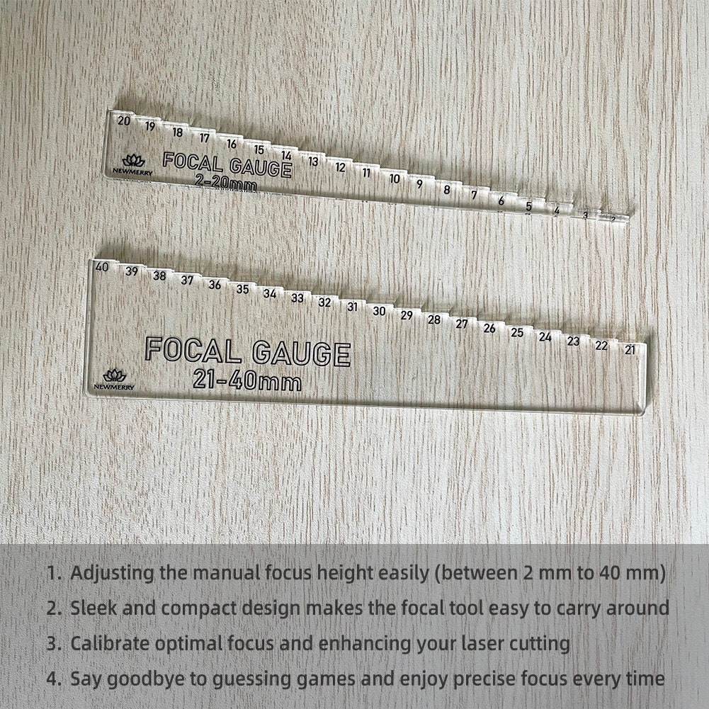 Laser Engraver Focal Length Gauge, Acrylic Laser Focus Height Adjuster ...