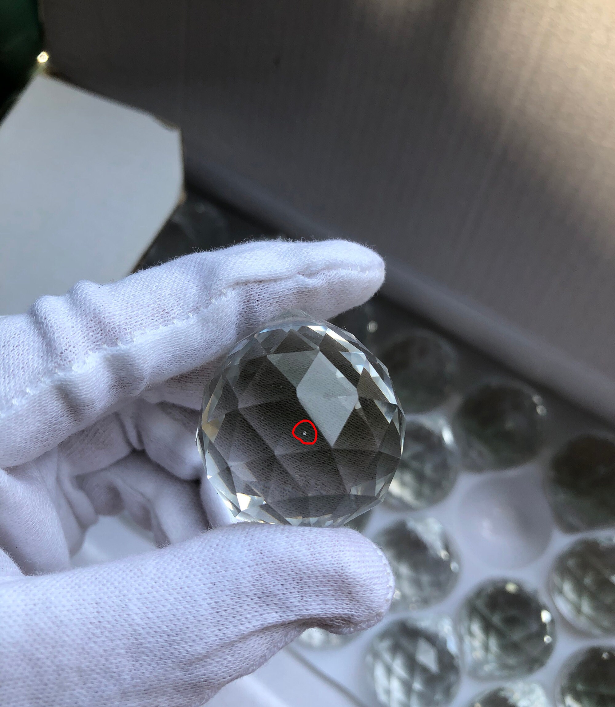 SLIGHTLY DEFECTS Crystal Ball Prism Clear 20mm/30mm/40mm - Etsy Australia