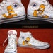 Simpsons Shoes Custom Converse Hand-painted - Etsy