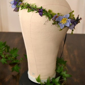 Forest Spirit - Flower Wreath, Elf Crown, Wedding, Bridal Wreath ...