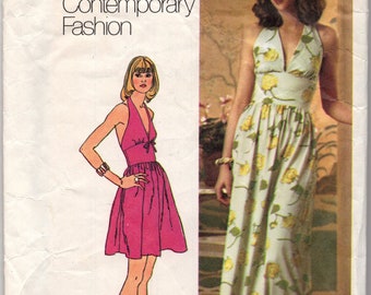 Vintage 70's Sewing Pattern: Simplicity 8689, Tunic Top, Dress, Pants ...