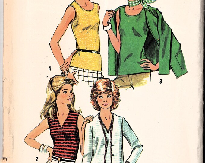 Vintage Mod 60's Swing Tent Dress Sewing Pattern: Simplicity 7651; Size ...