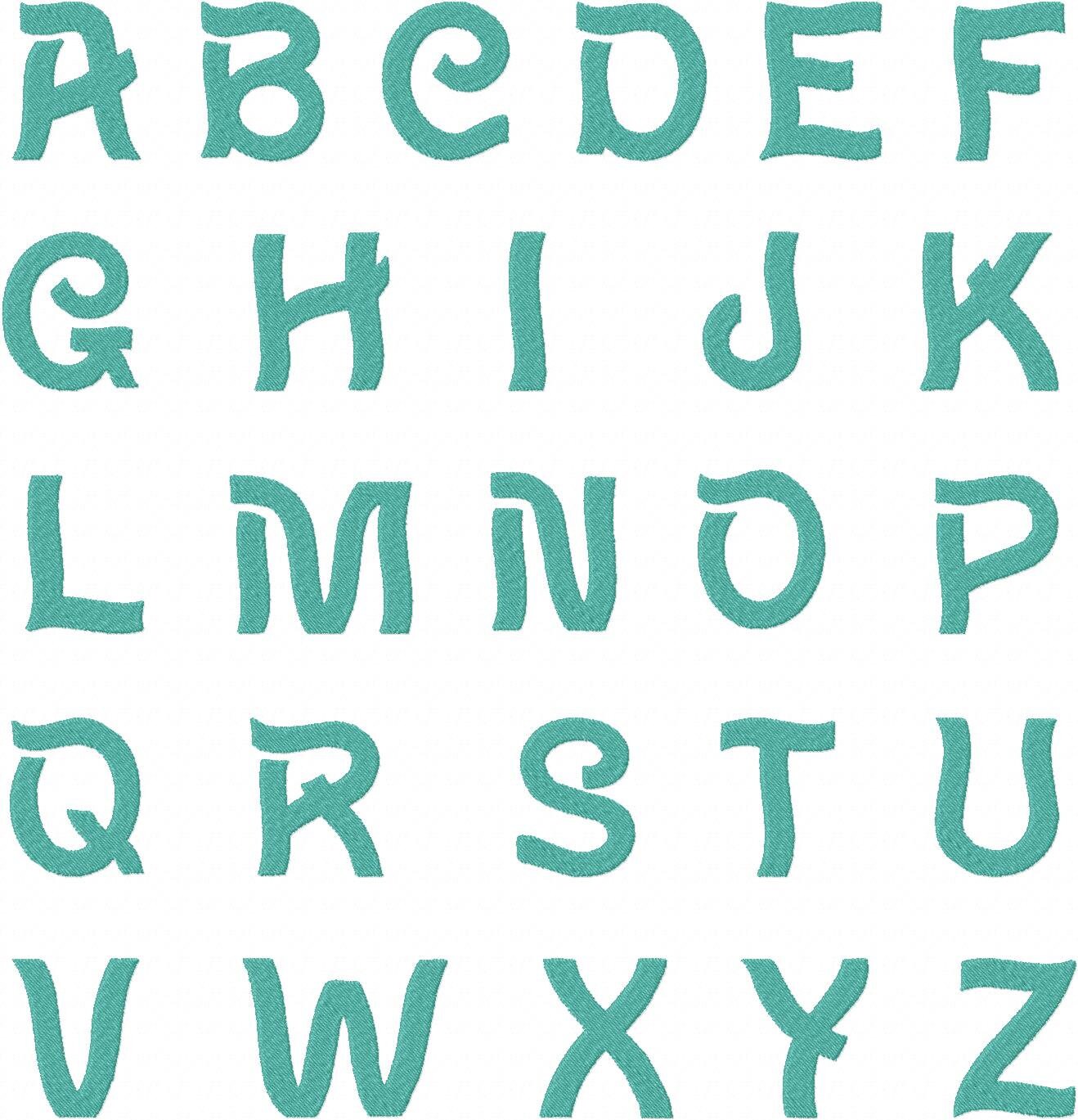 Tipos De Fuentes De Monogramas
