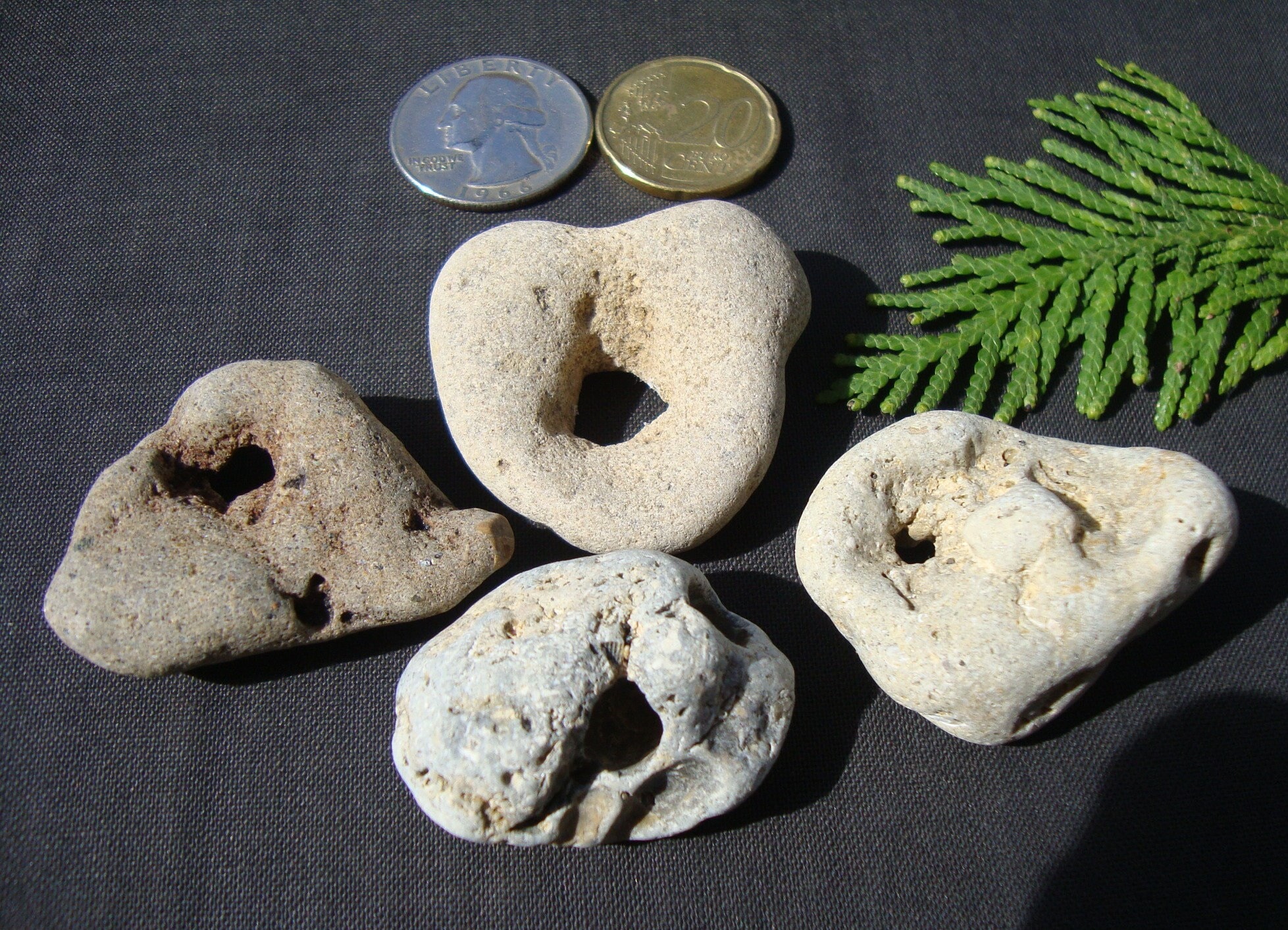 Holey Stones Hag Stones Odin Stones Amulets Genuine - Etsy UK